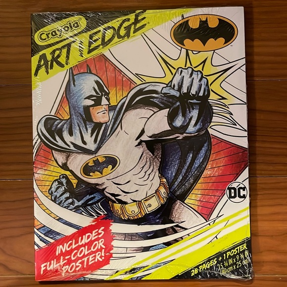 Crayola | Art | Crayola Art With Edge Batman Coloring 28pgs Includes ...